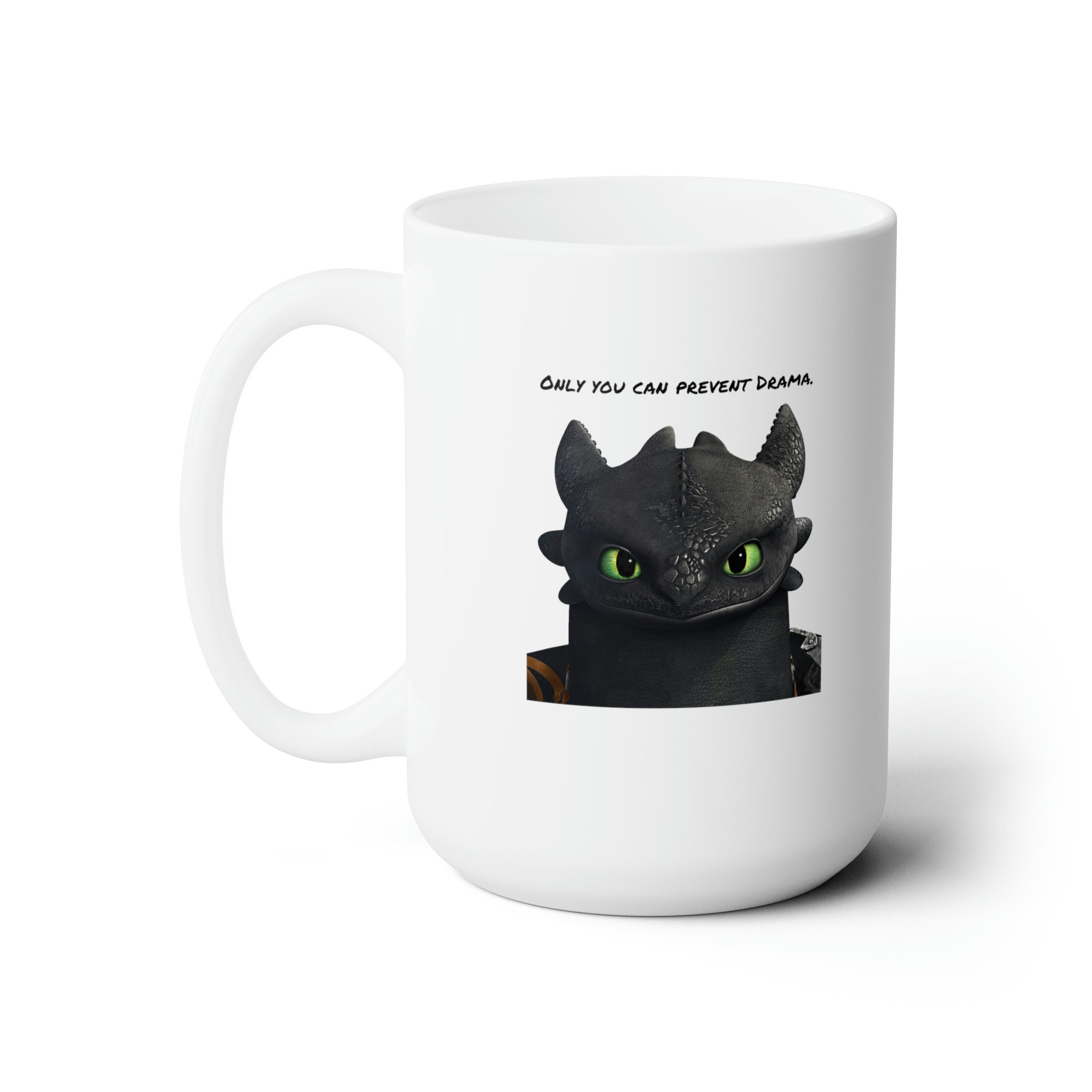Toothless From How to Train Your Dragon Ceramic Mug 15oz - Etsy