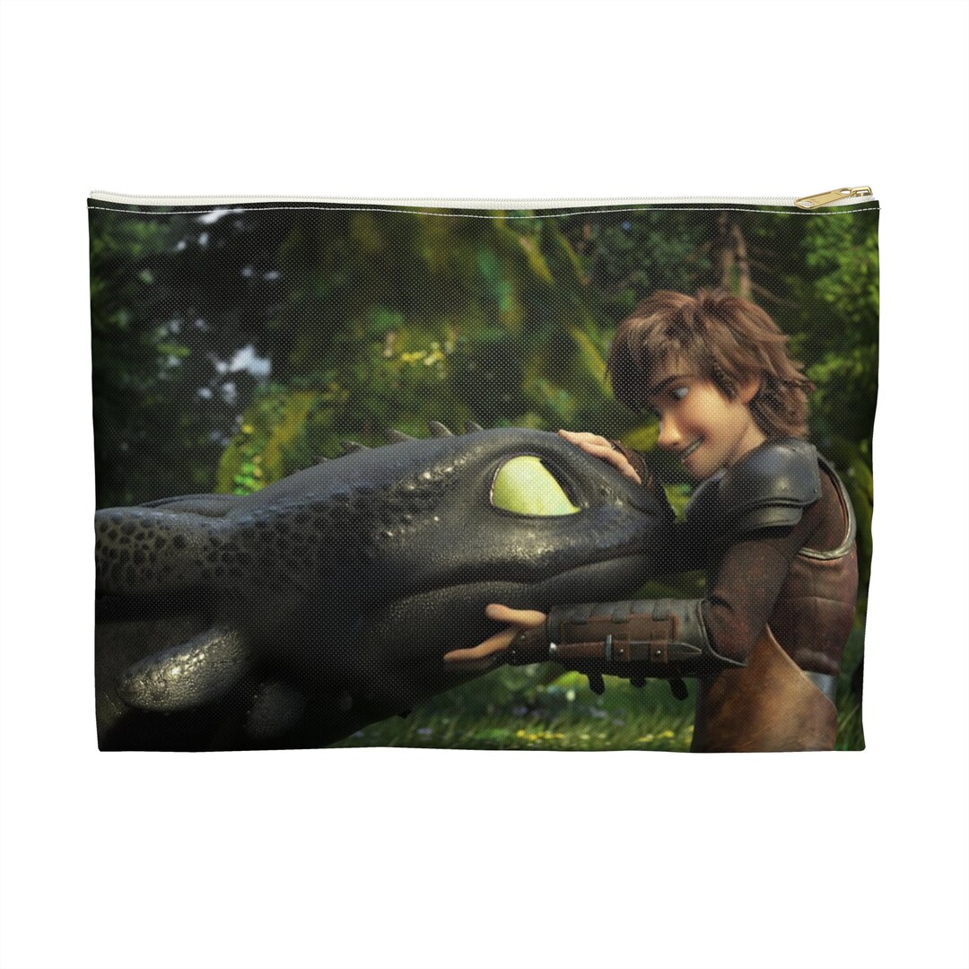 Accessory Pouch Featuring Toothless and Hiccup From How to Train Your ...