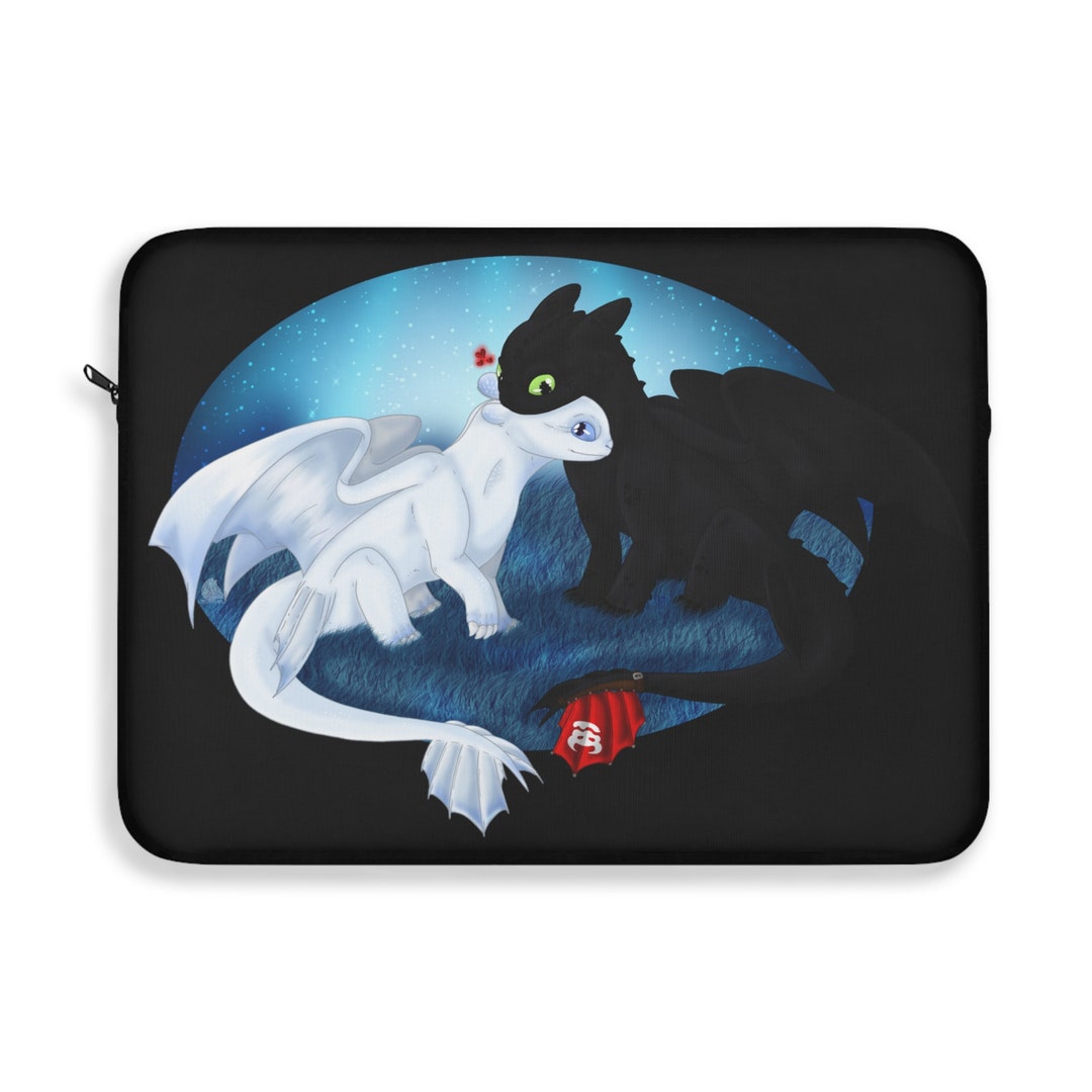 Laptop Sleeve With Toothless and the Light Fury From How to Train Your ...