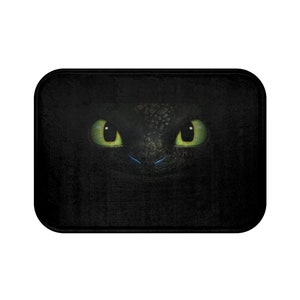 Toothless From How to Train Your Dragon Bath Mat Great Gift - Etsy