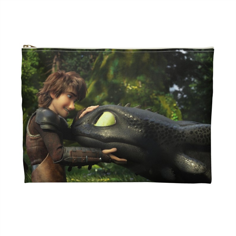Accessory Pouch Featuring Toothless and Hiccup From How to Train Your ...