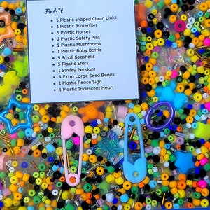 The Kyndred Spirit-find It Pick Pad: Sensory Bead Game With Miniatures ...