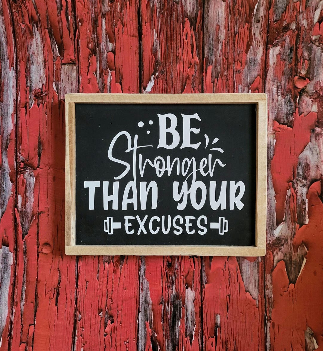 Be Stronger Wooden Signs - Etsy