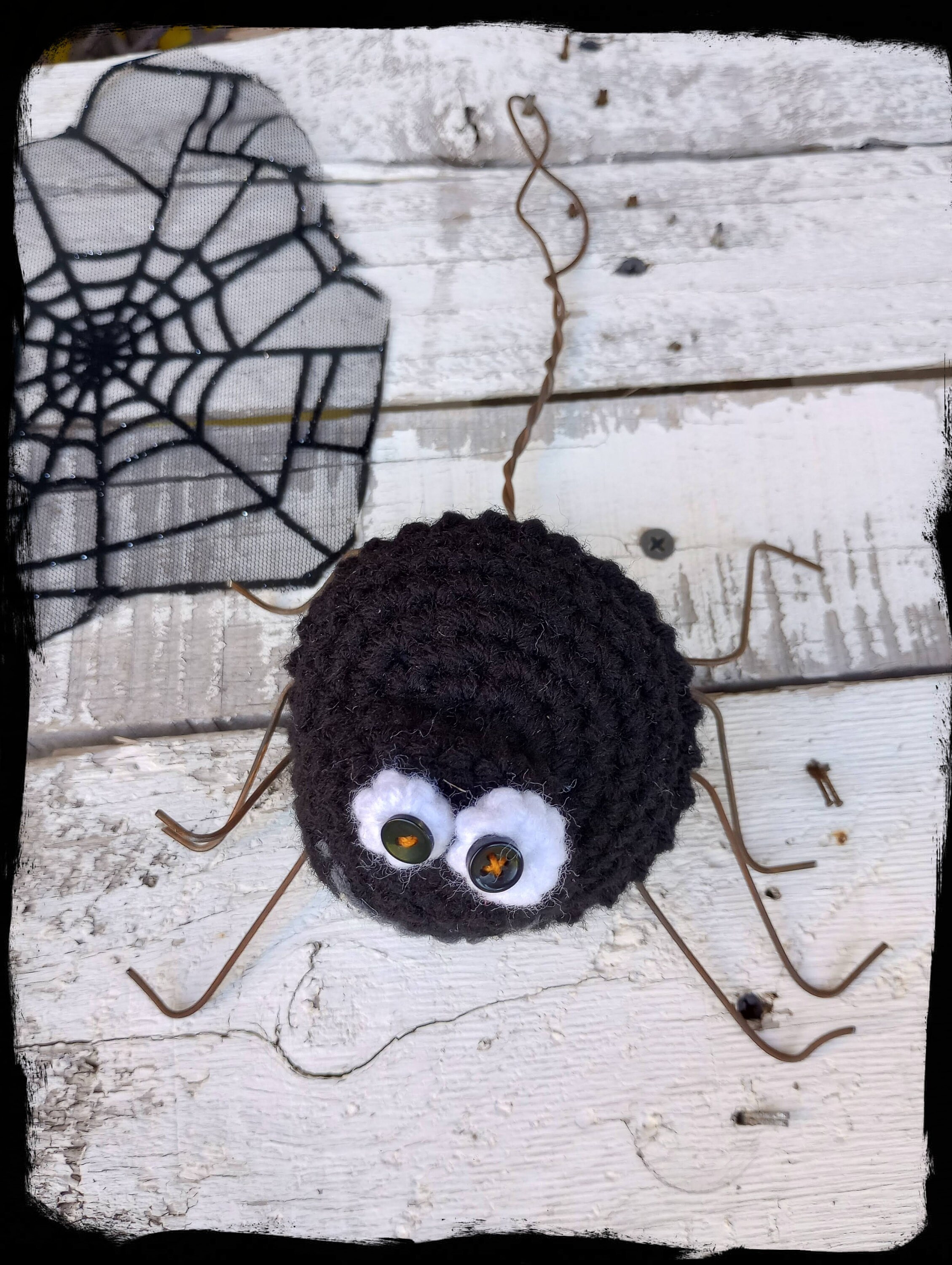 Spider Primitive Crochet Pattern, Halloween Ornament Decoration, Easy ...