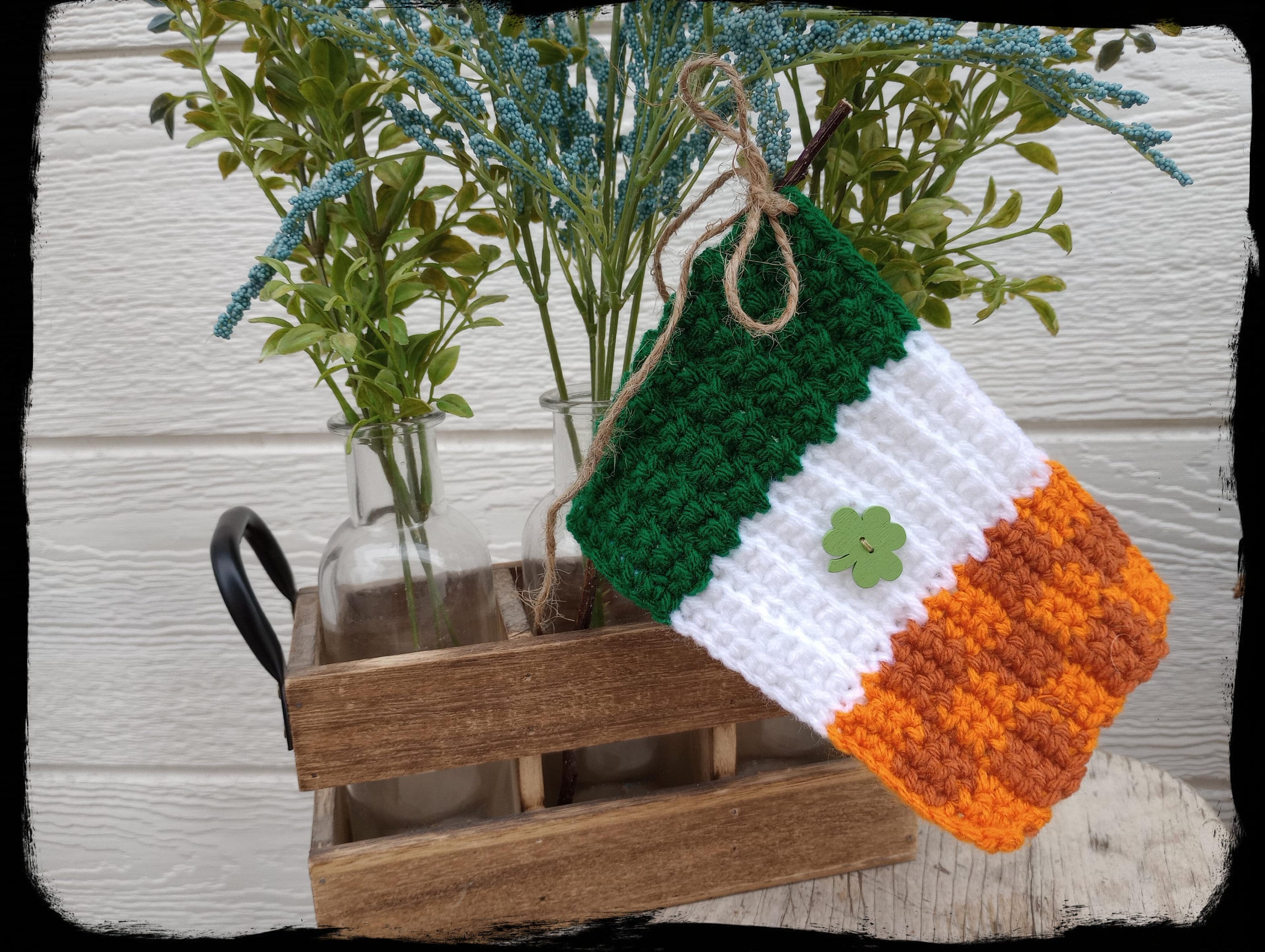 Irish Flag Crochet Pattern, St Patricks Day Decor, Instant Download ...