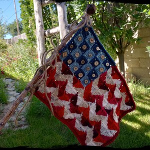 PDF Pattern, Patchwork Flag Crochet Pattern, Granny Square Flag ...