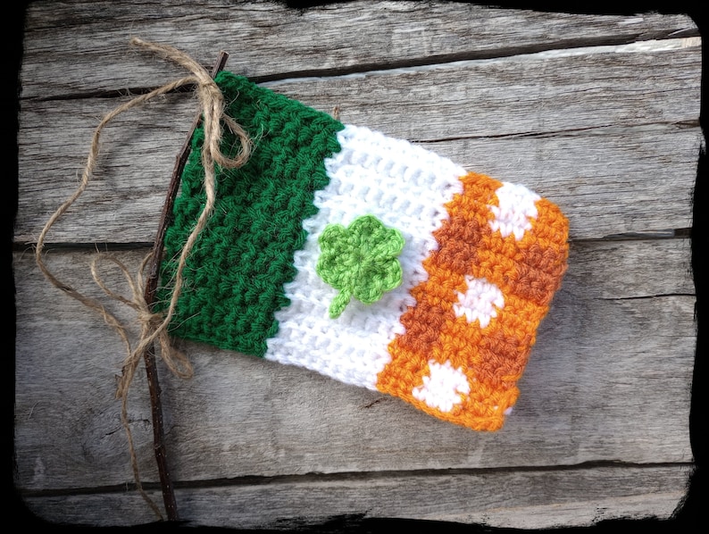 Irish Flag Crochet Pattern, St Patricks Day Decor, Instant Download ...