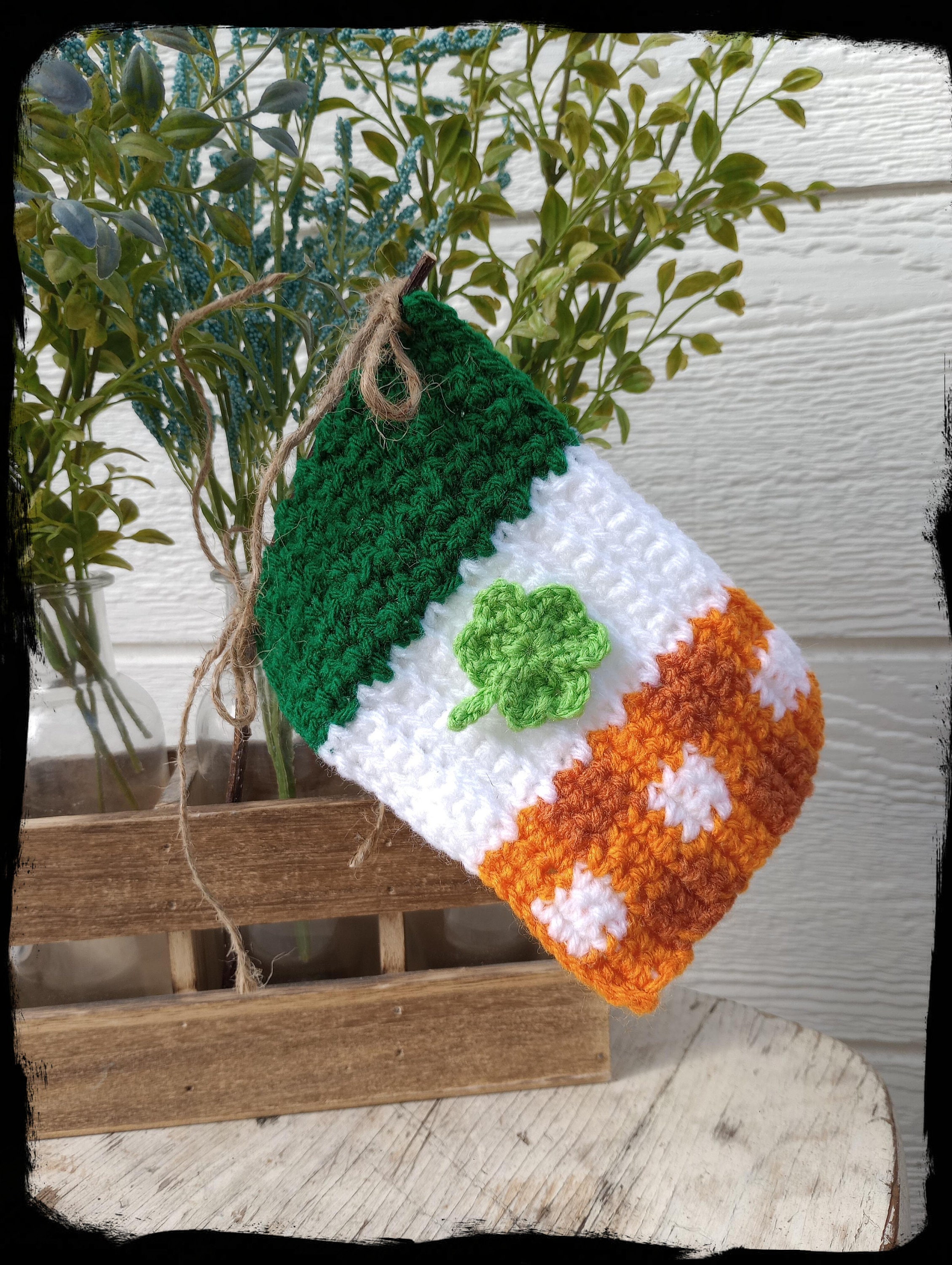 Irish Flag Crochet Pattern, St Patricks Day Decor, Instant Download ...