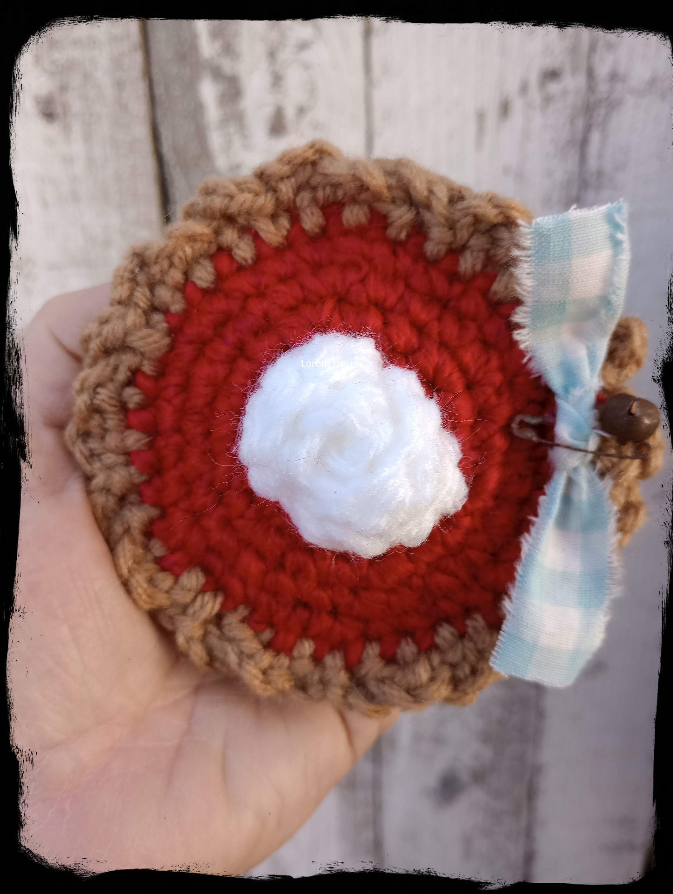 PDF Pattern Miniature Summer Pie Crochet Pattern 4th of July - Etsy