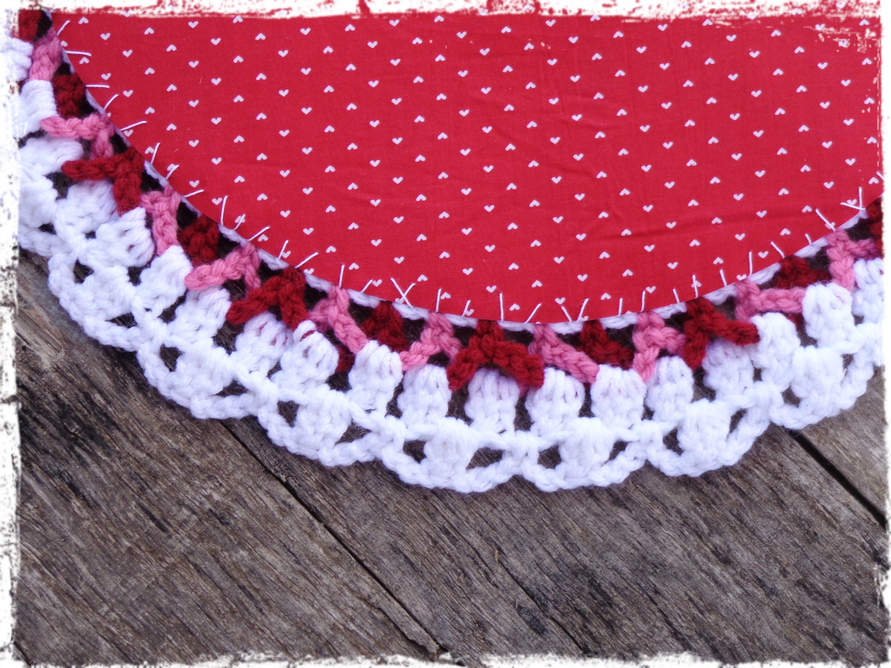 Valentine Table Topper Crochet Pattern, Heart Doily, Valentine's Day ...