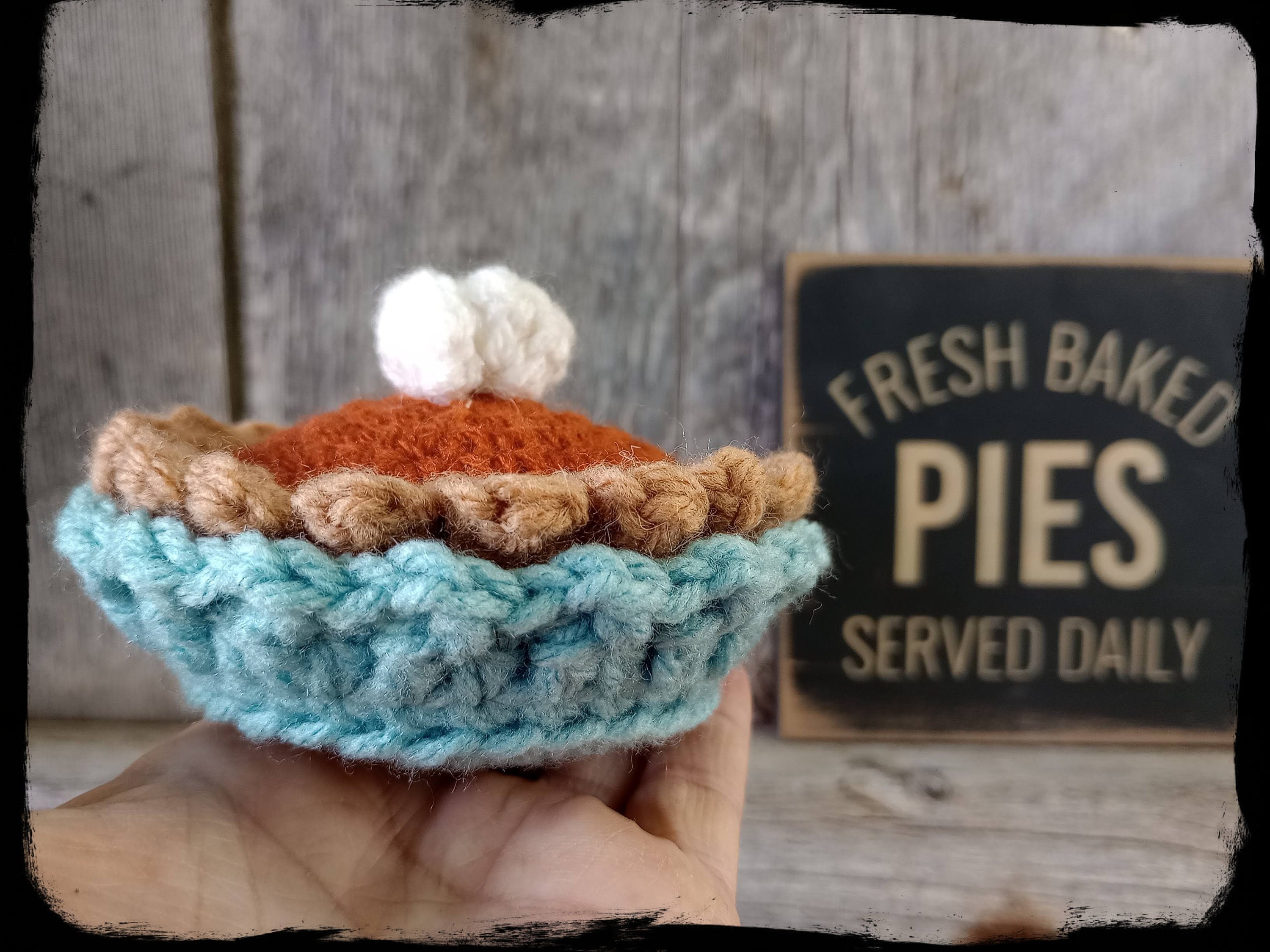 Miniature Heart Pies Crochet Pattern, Valentine Sweet Pies Crochet ...