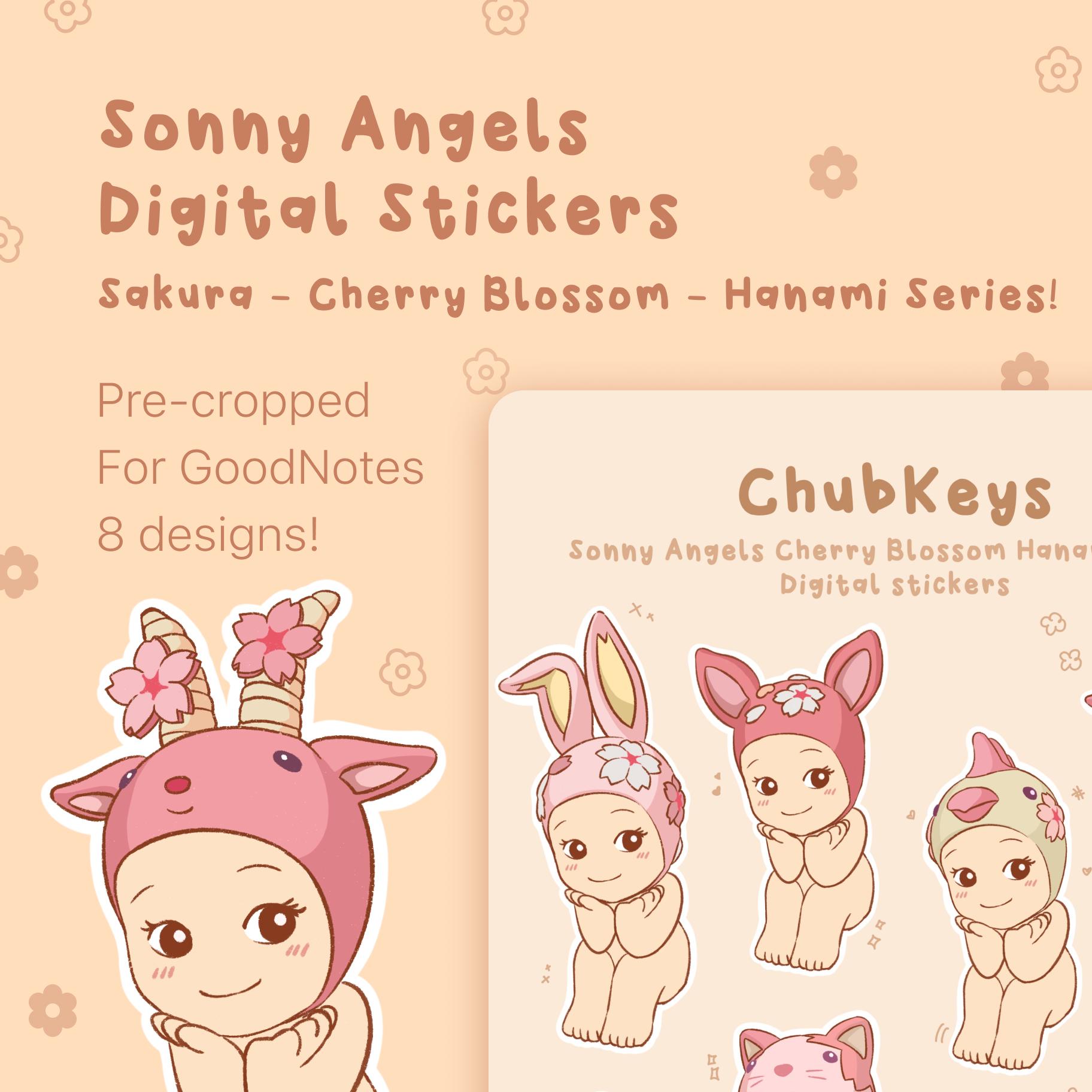 Sonny Angels Cherry Blossom Sakura Hanami Stickers | for Journaling ...