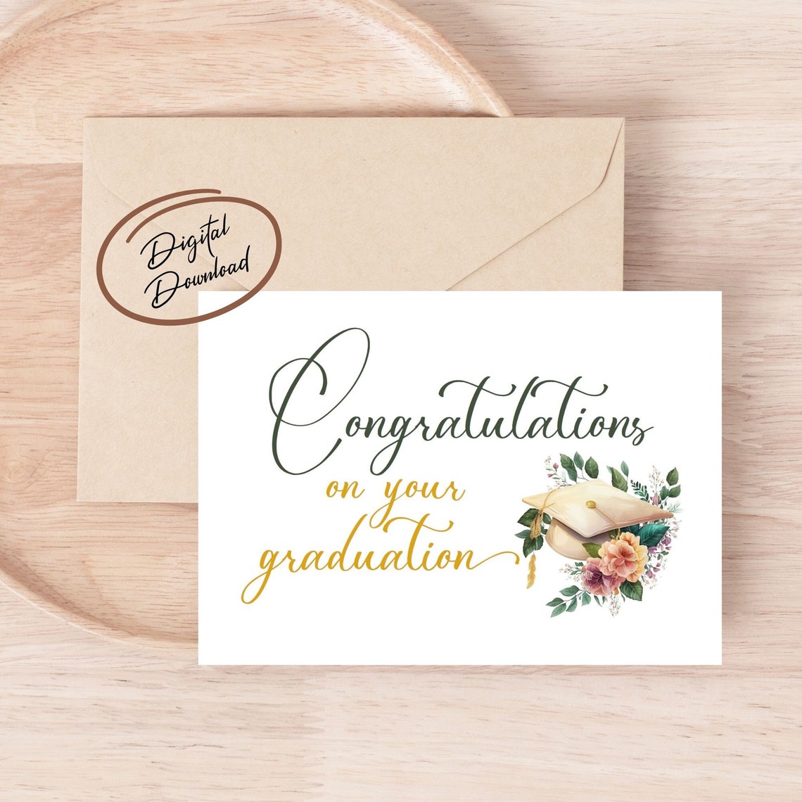 Graduation Digital Greeting Card, Printable Card, Graduation Card ...