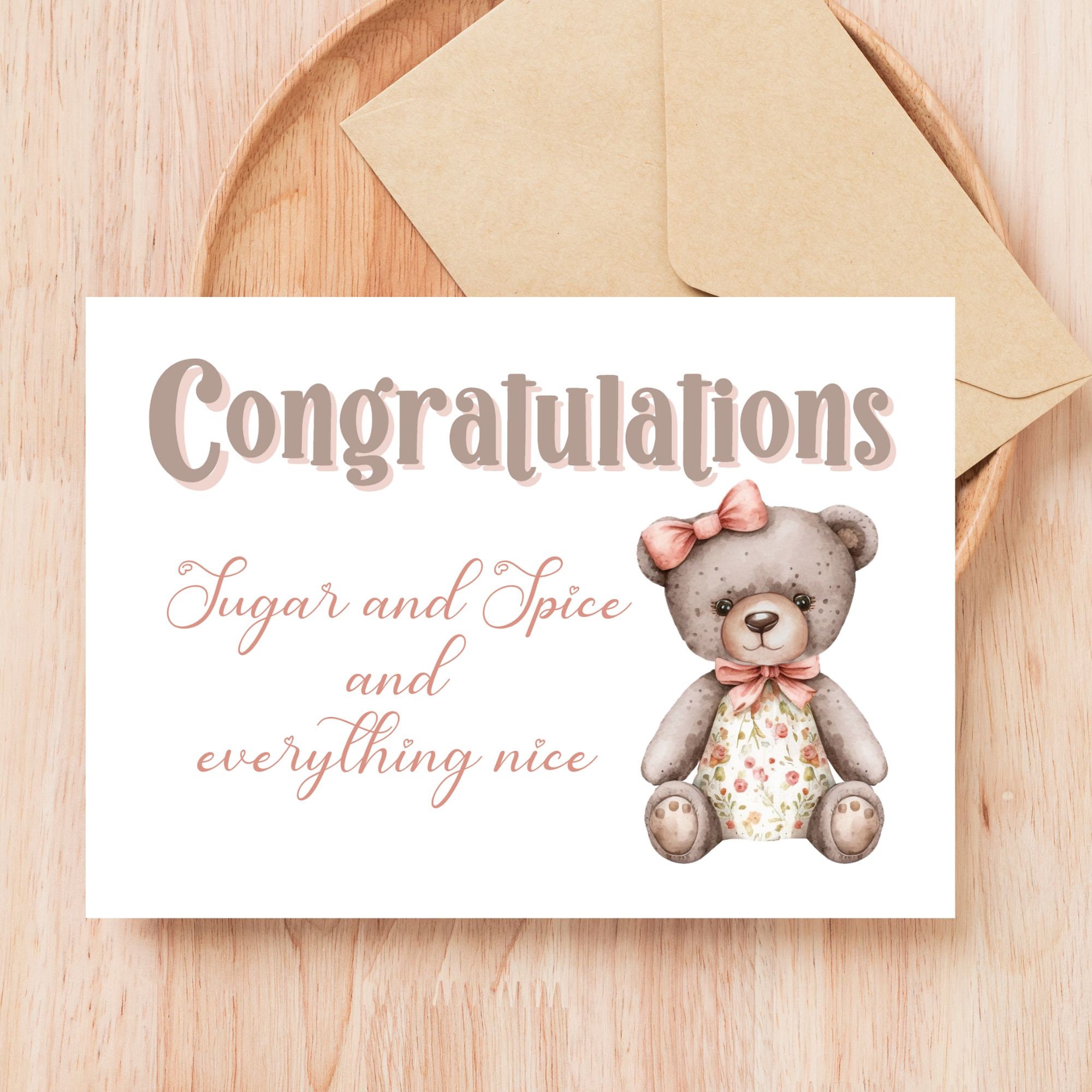 New Baby Digital Greeting Card Printable Card Instant - Etsy