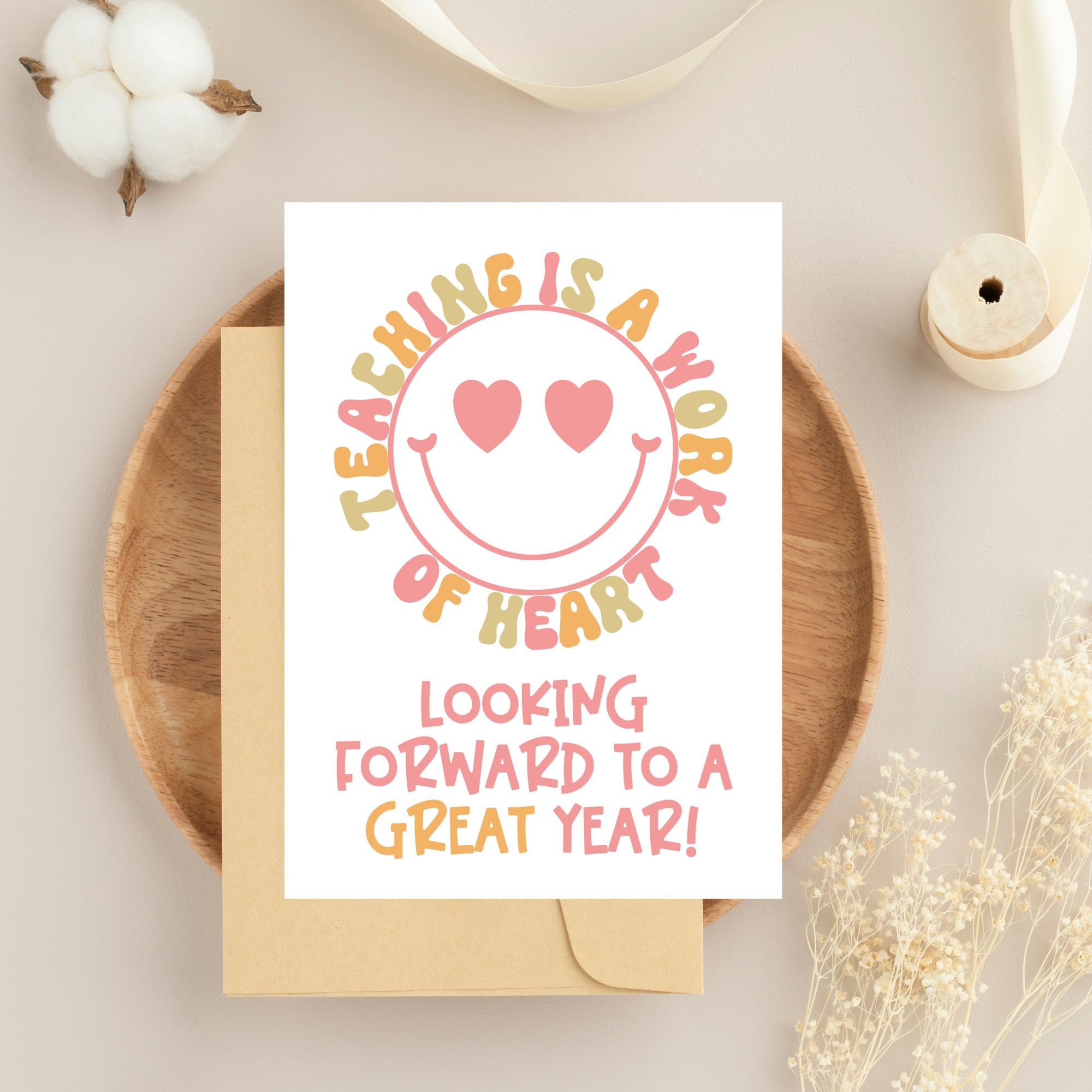 Teacher Back to School Digital Greeting Card Printable Card - Etsy