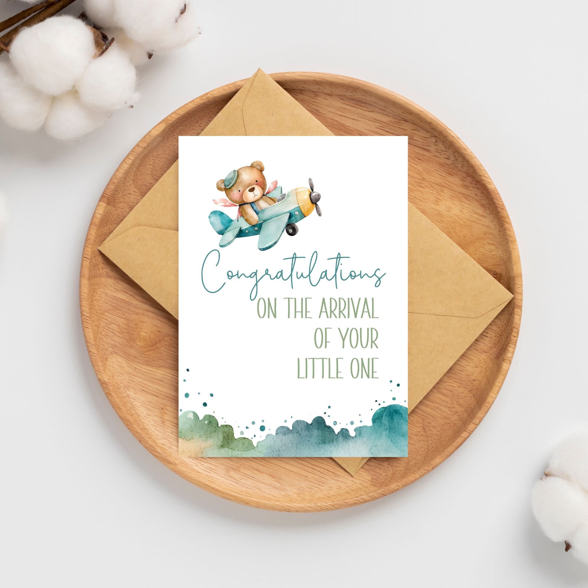 New Baby Digital Greeting Card Printable Card Instant - Etsy