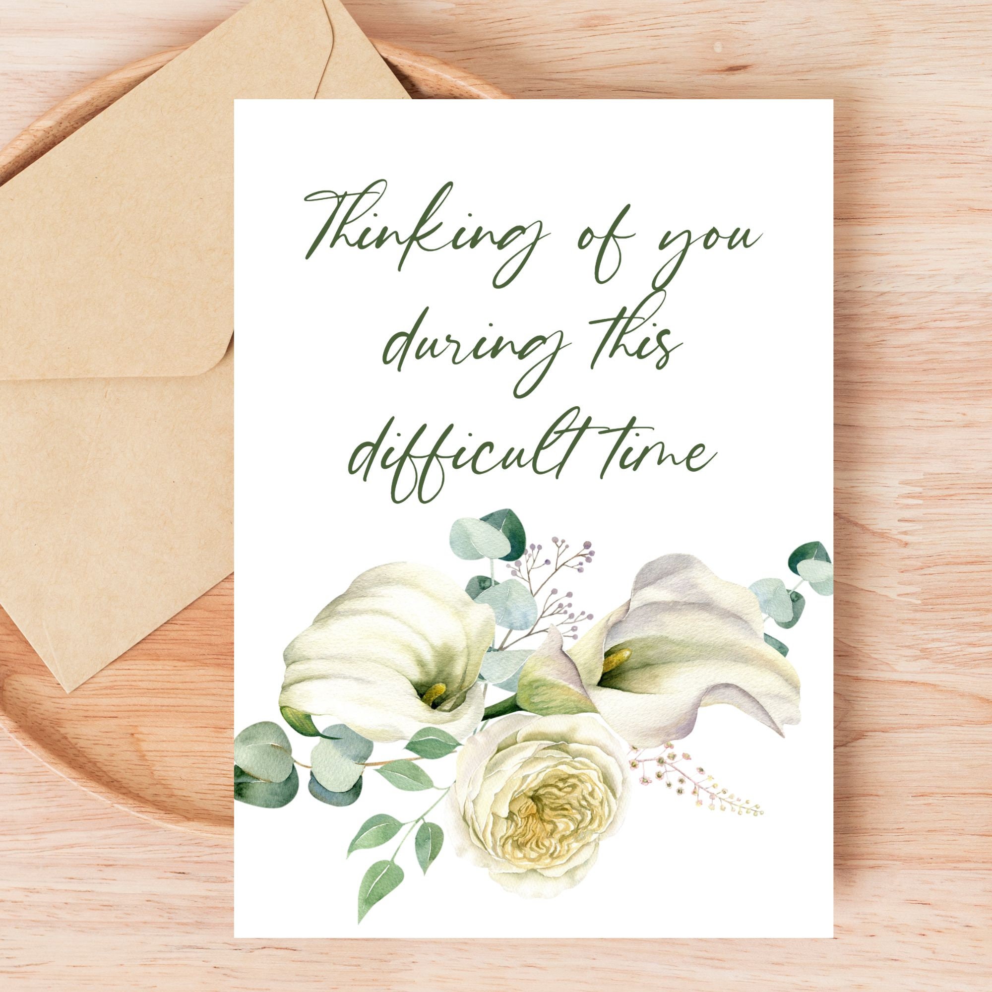 Thinking of You During This Difficult Time Digital Greeting Card ...