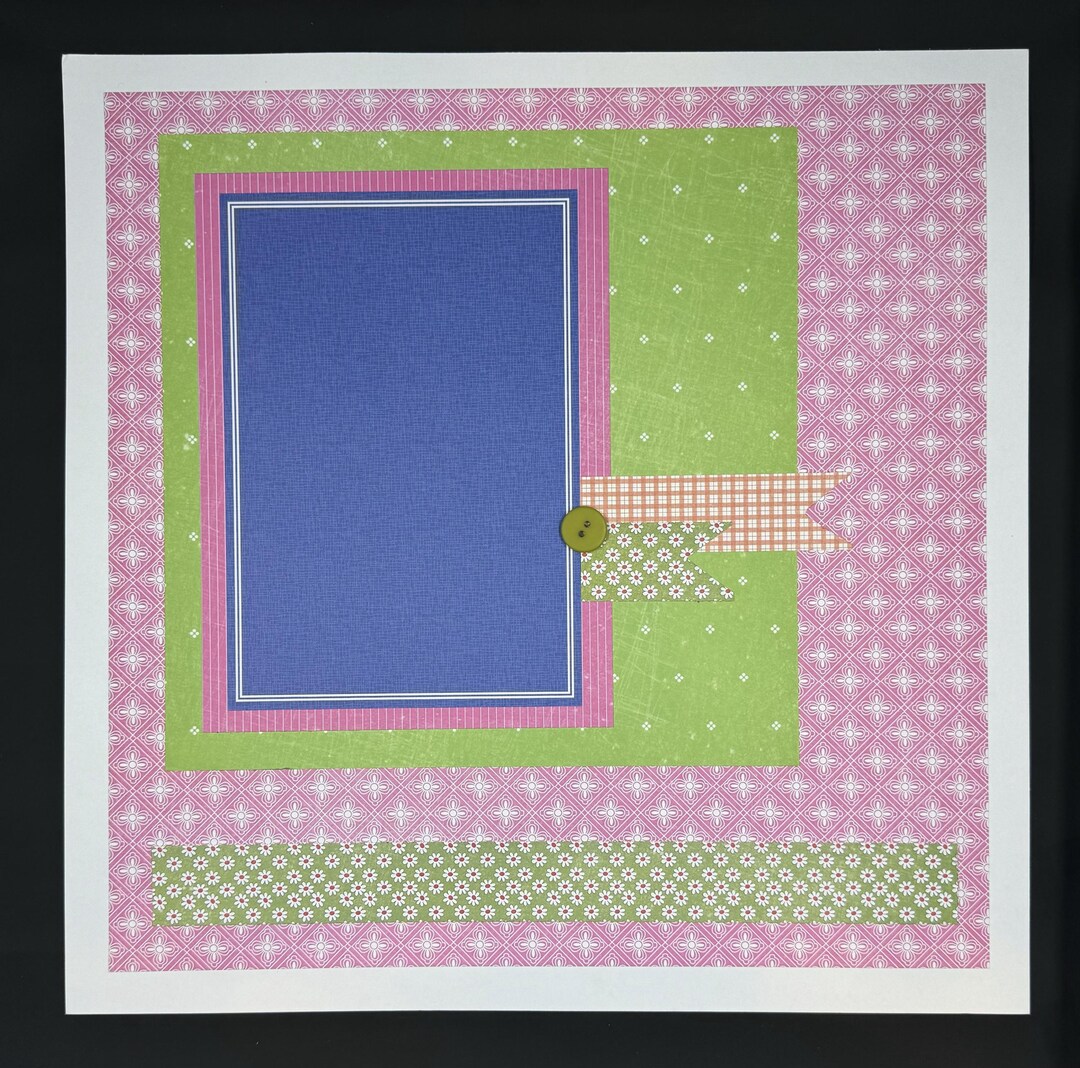Field of Daisies - 12X12 Scrapbook Page, Done for You, Scrapbook ...