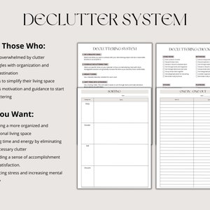 Editable Declutter Planner, Declutter Chechlist, Printable Declutter Planner, Home Decluttering ...