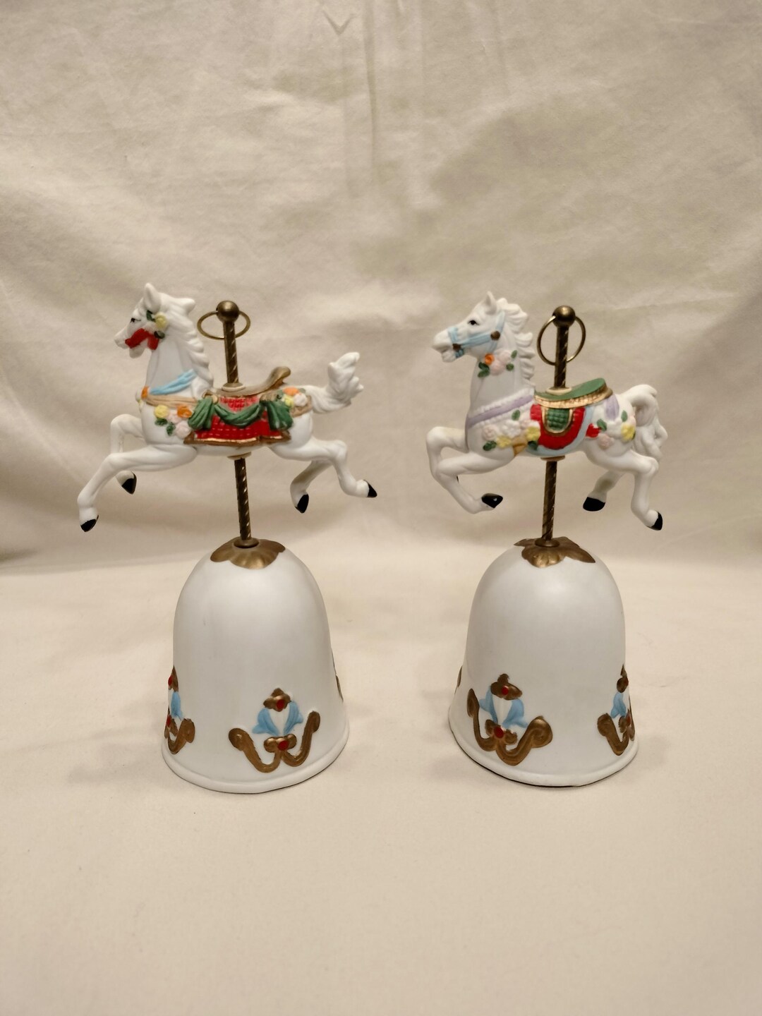 Vintage Pair of Carousel Horse Bells - Etsy