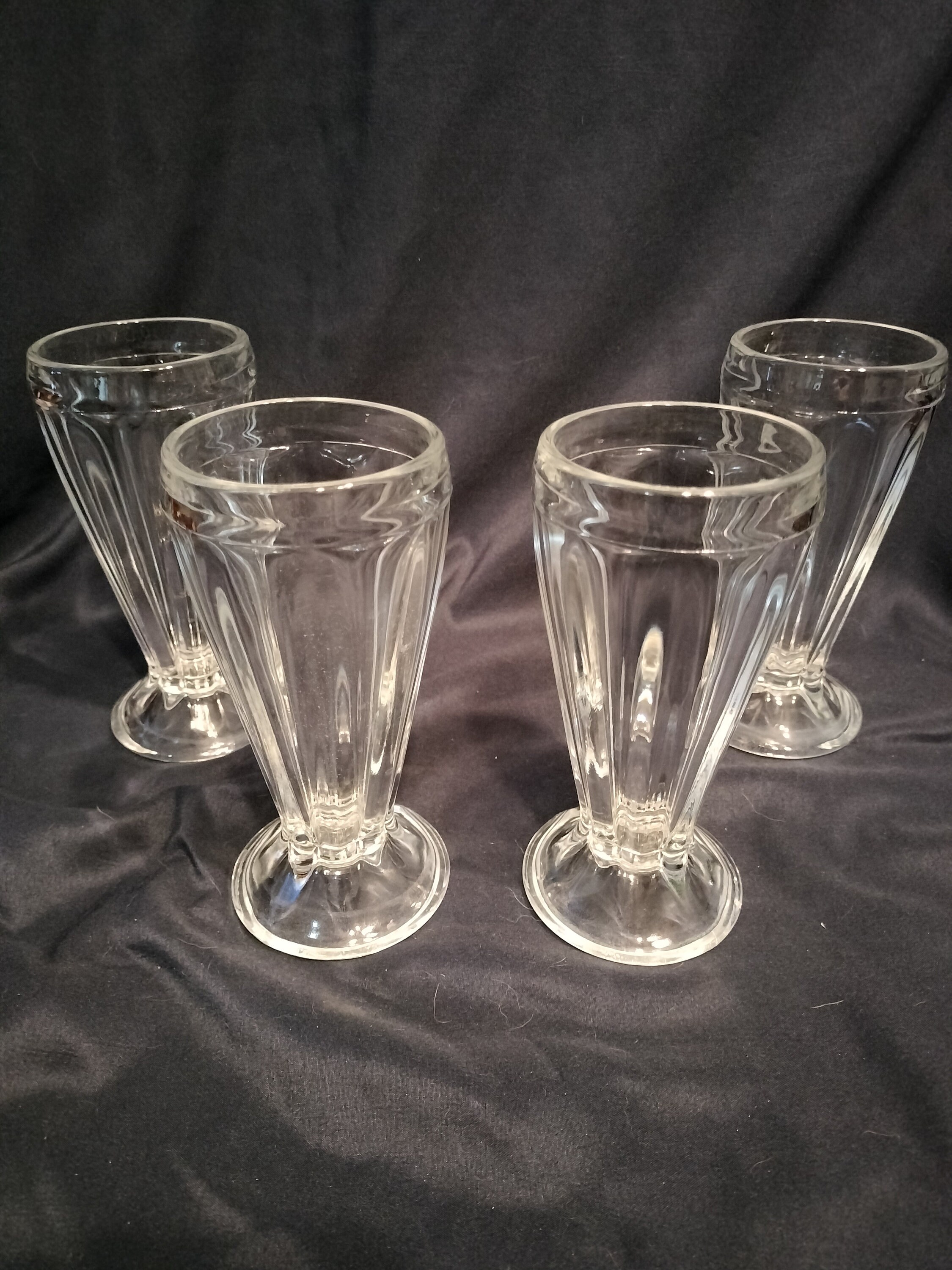 Vintage Heavy Malt Glasses - Etsy