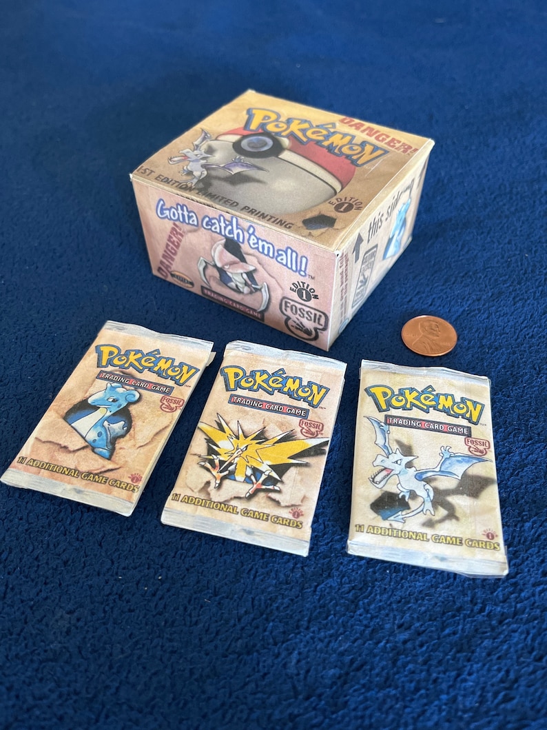 Mini Fossil Booster Box & Packs! - Etsy