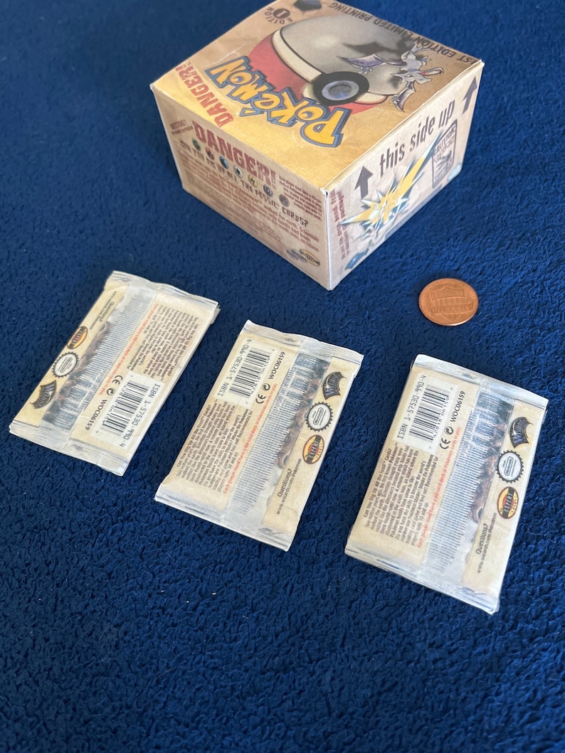 Mini Fossil Booster Box & Packs! - Etsy