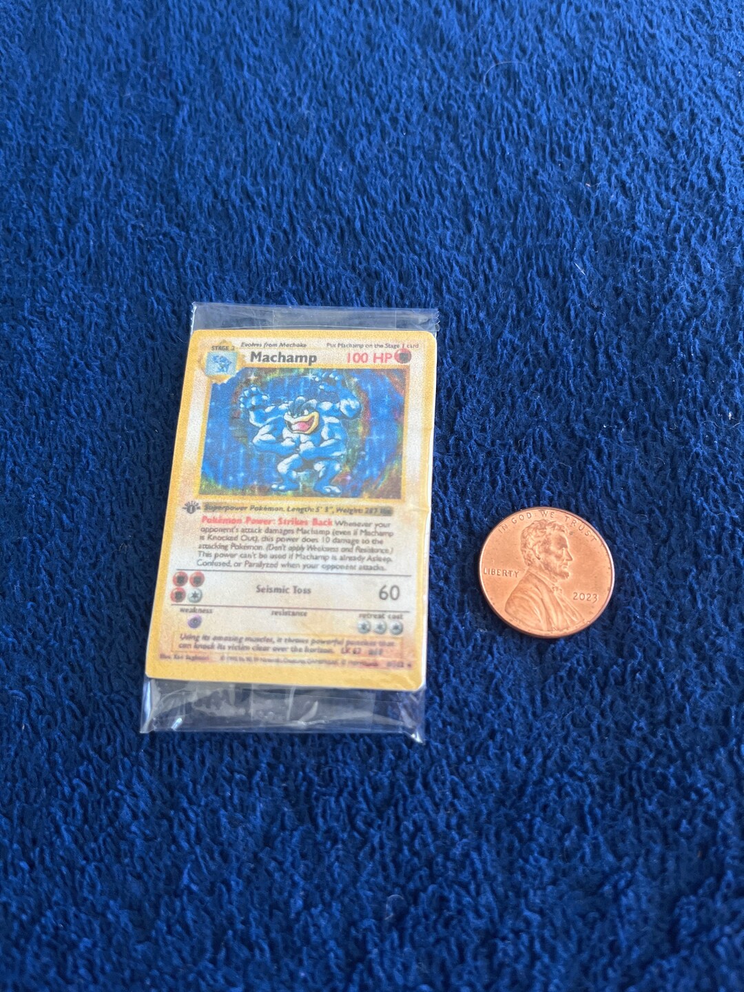 Mini Promo (sealed) Machamp Base Set Card! - Etsy