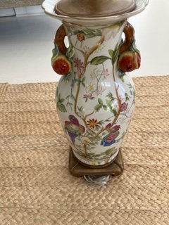 1st Dibs Vintage Granny Chic Grand Millennial Table Lamp With - Etsy