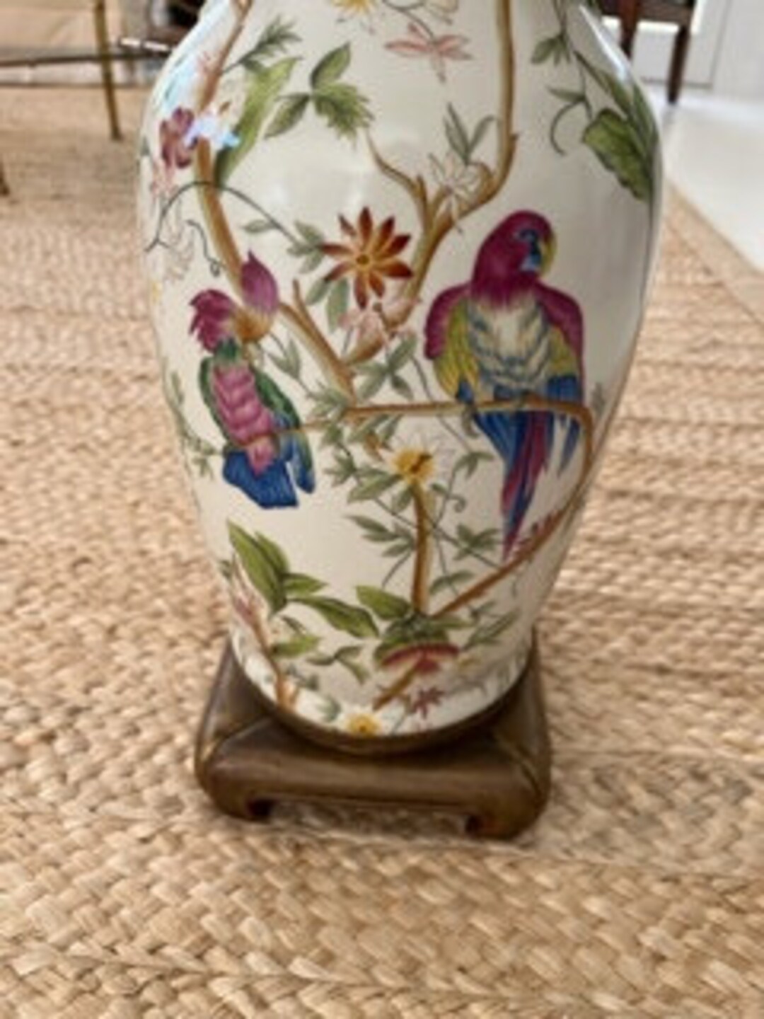 1st Dibs Vintage Granny Chic Grand Millennial Table Lamp With - Etsy