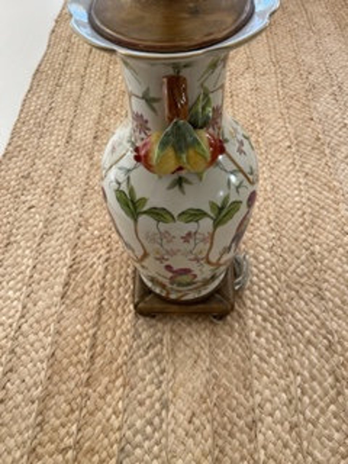 1st Dibs Vintage Granny Chic Grand Millennial Table Lamp With - Etsy
