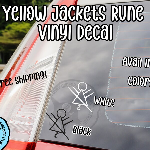 Yellow Jacket Decal - Etsy