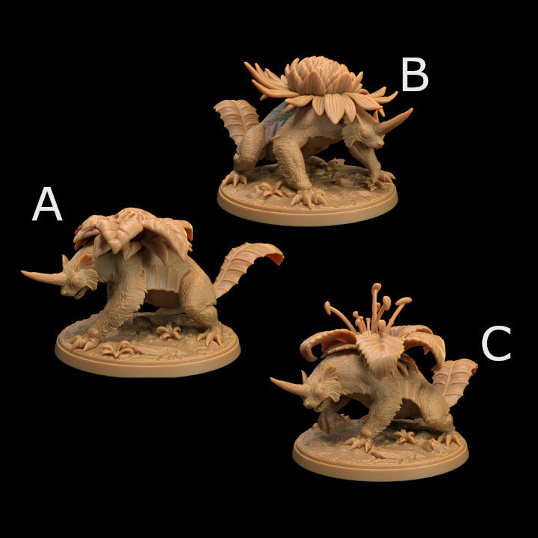 Bloom-badger 3D Printed Model by Dragon Trappers Lodge - Etsy
