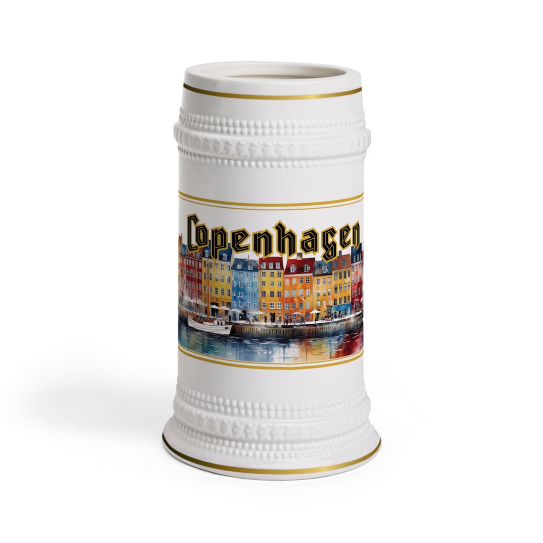Copenhagen Beer Mug - Copenhagen City Mug - Copenhagen Beer Stein ...