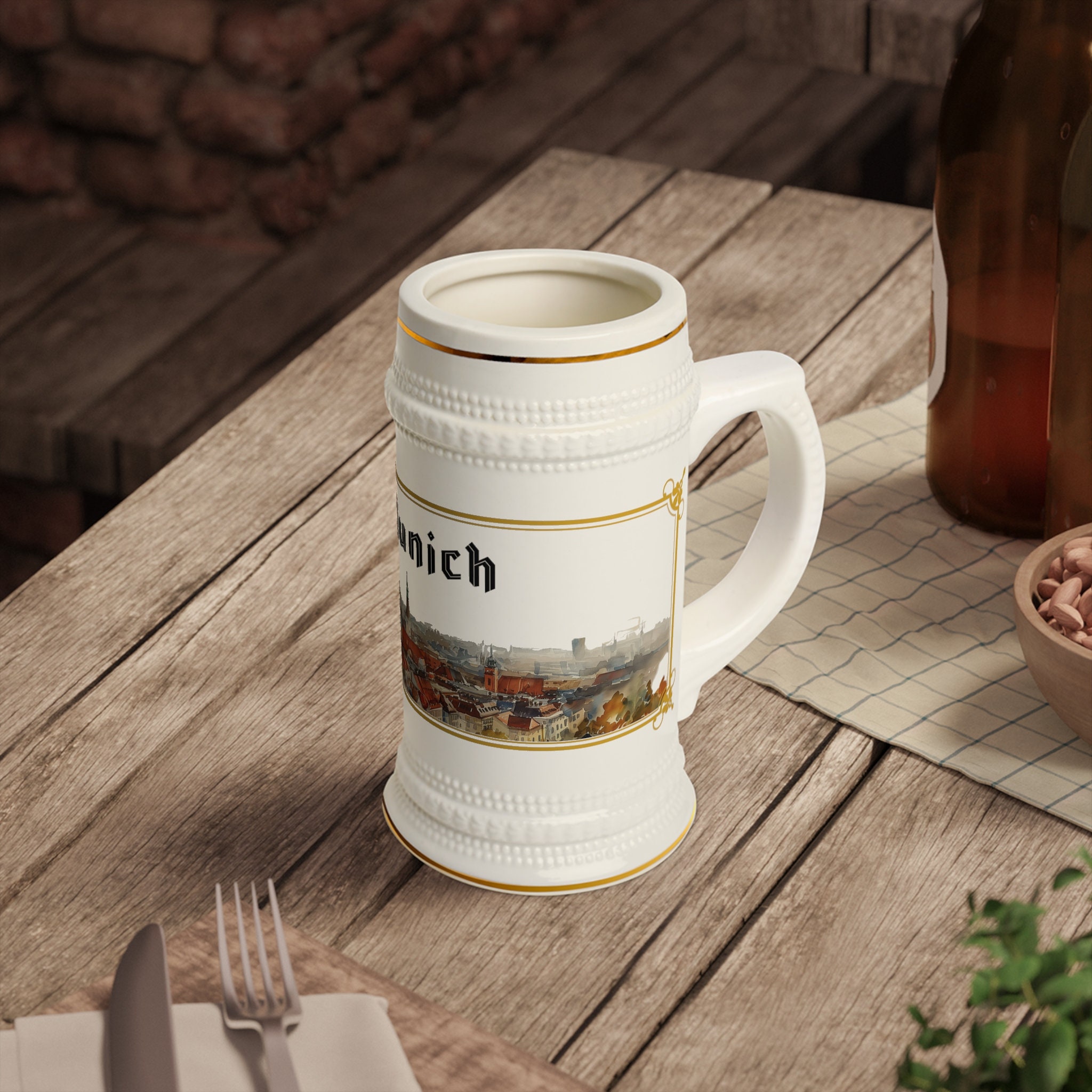 Munich Beer Mug Munich City Mug Munich Beer Stein Oktoberfest Mug ...