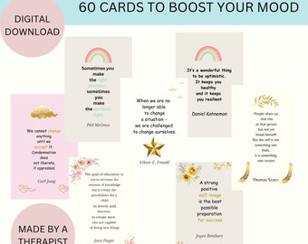 Motivational Cards, Inspirational Quote Cards, Mindfulness Cards ...