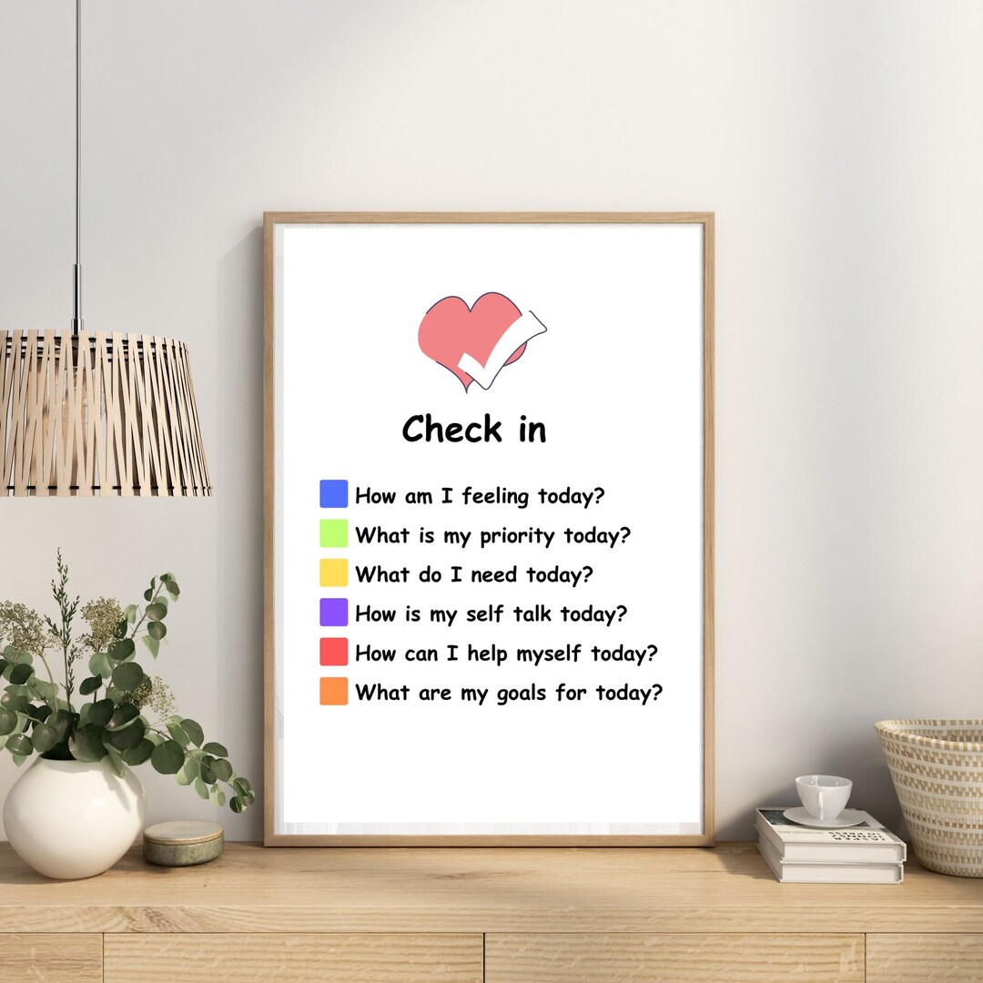 Therapy Poster, Check in Poster, Digital Download, Printable Wall Art ...