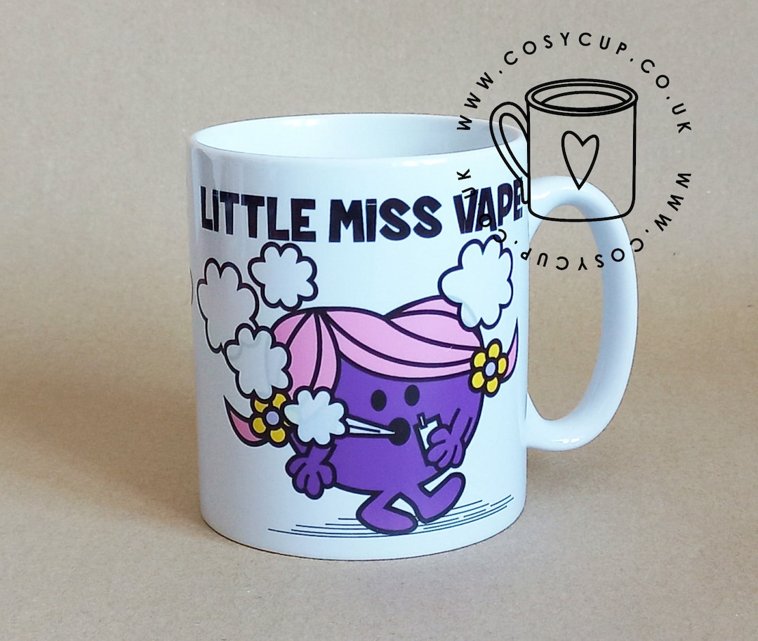 Mug Little Miss Vape Personalised Mug Gift for Her Mr Men - Etsy UK