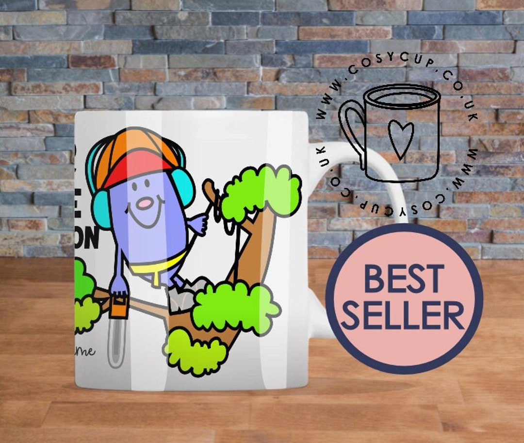 Mug Mr Tree Surgeon Mug Personalised Gift for Him Mr Men and - Etsy UK