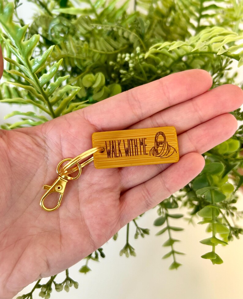 Walk With Me, 2026 LDS Youth Theme, Personalized Keychain, Zipper Pull ...