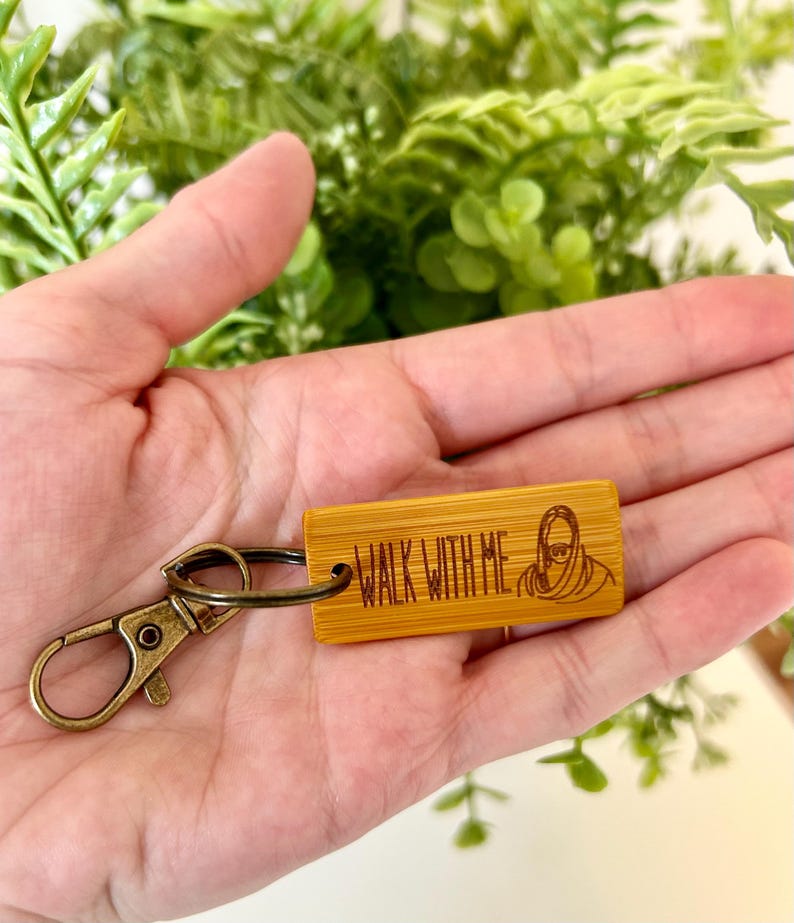 Walk With Me, 2026 LDS Youth Theme, Personalized Keychain, Zipper Pull ...