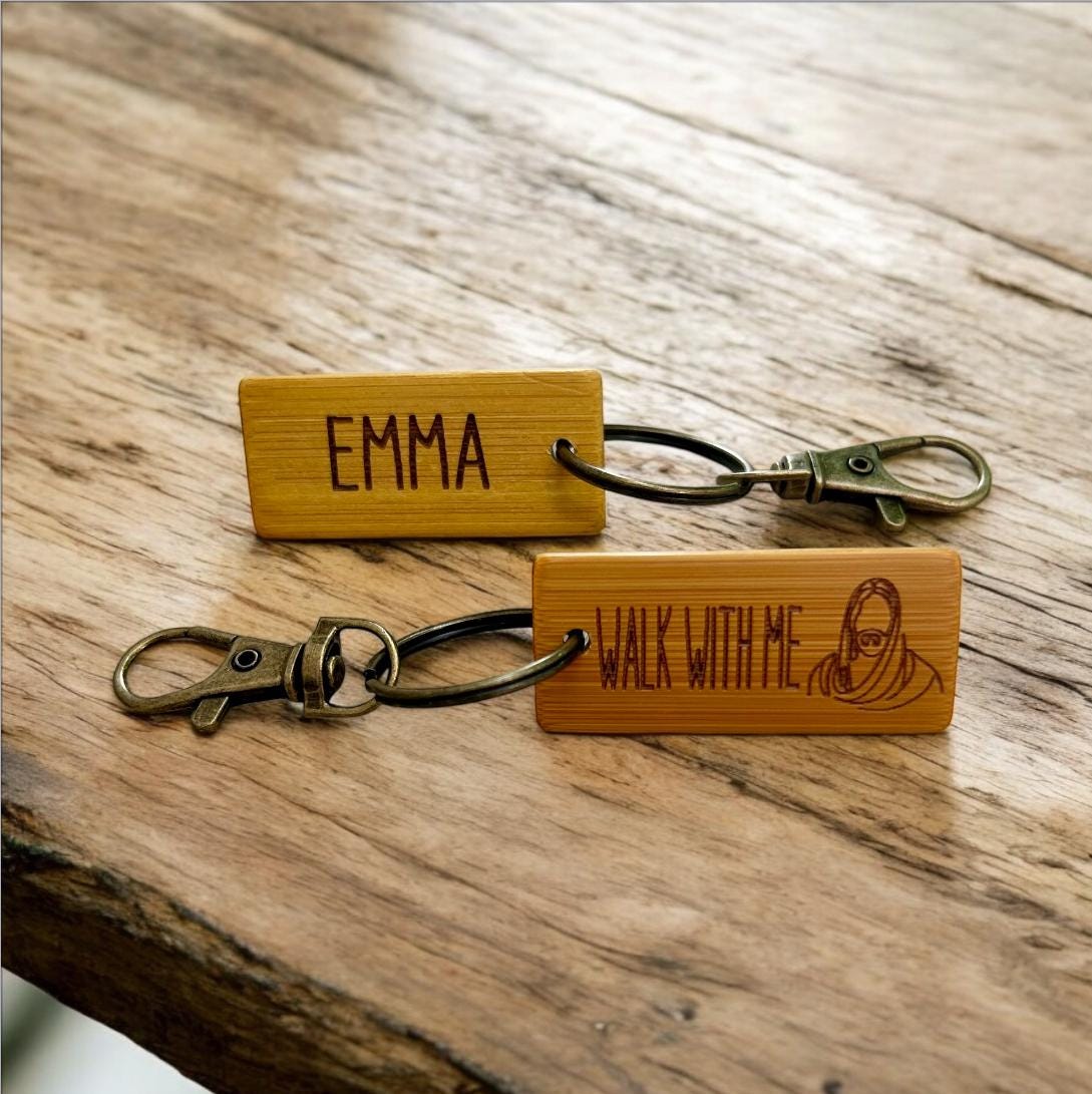 Walk With Me, 2026 LDS Youth Theme, Personalized Keychain, Zipper Pull ...