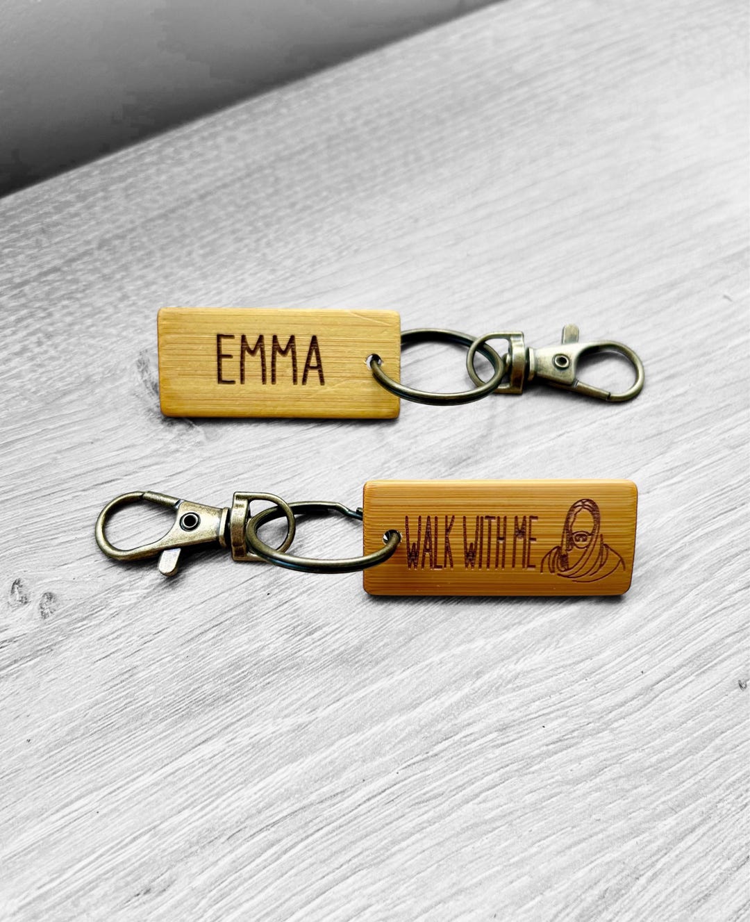 Walk With Me, 2026 LDS Youth Theme, Personalized Keychain, Zipper Pull ...