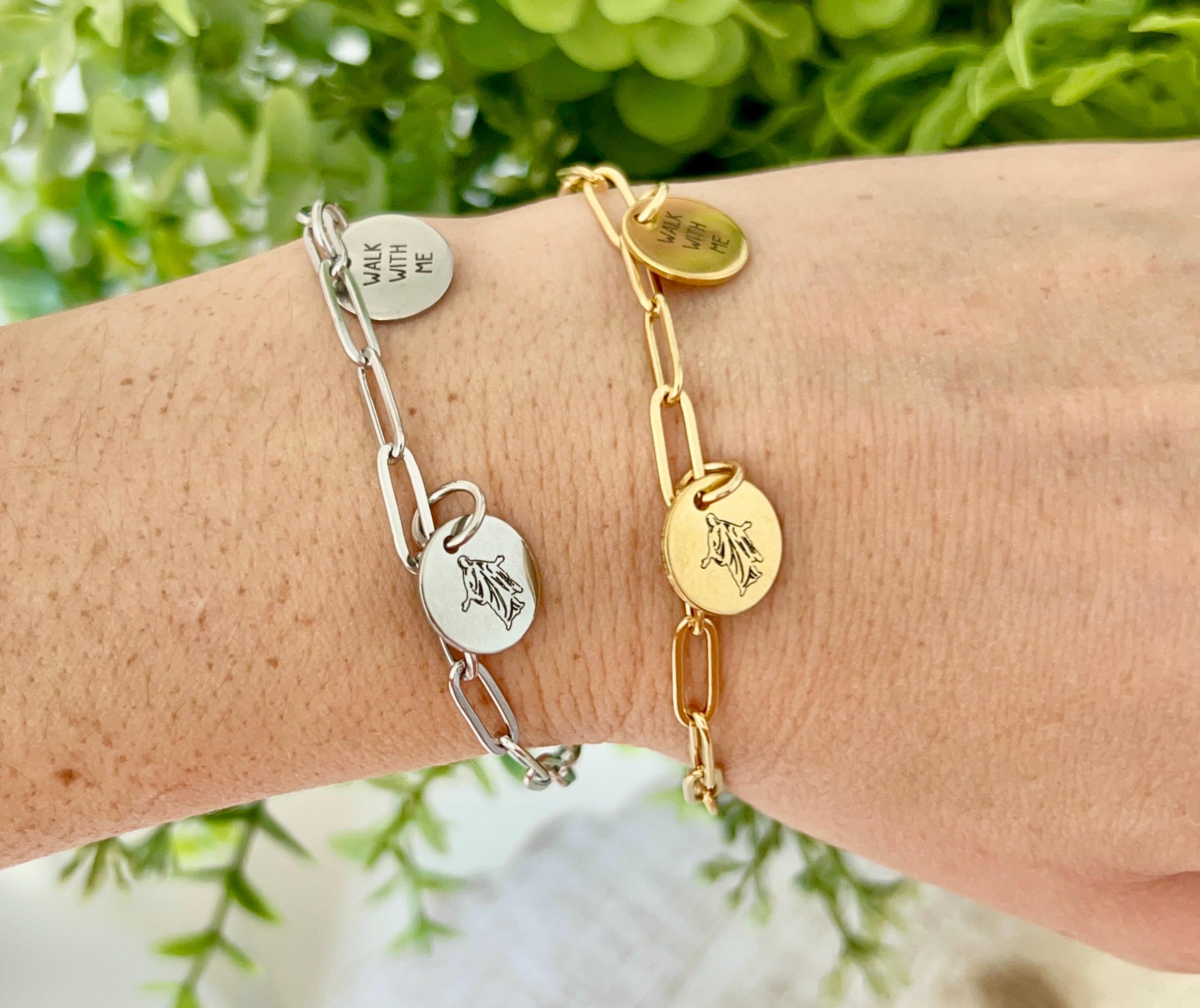 Walk With Me Charm Bracelet | 2026 LDS Youth Theme - Personalized ...