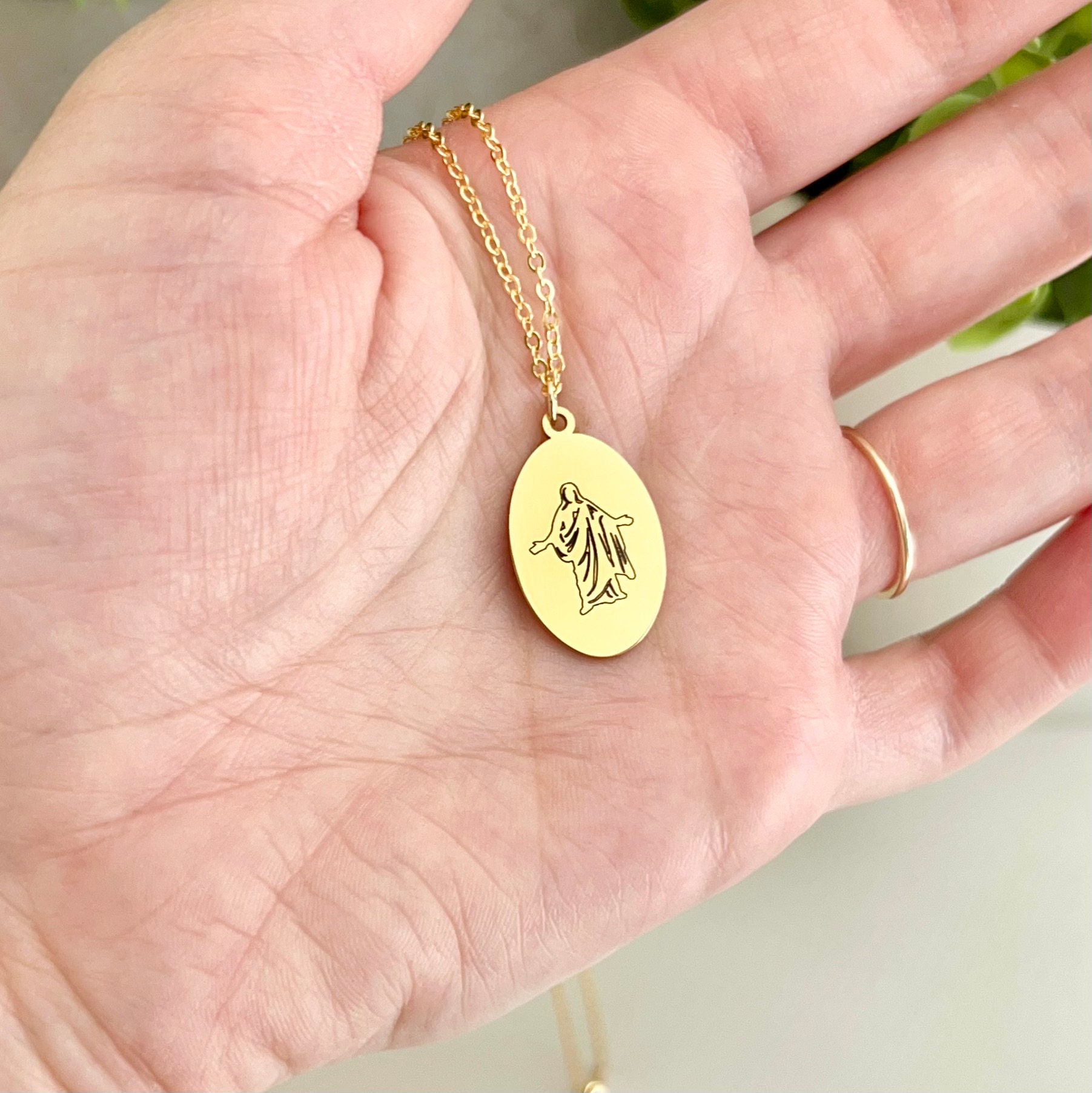 Look Unto Christ, 2025 LDS Youth Theme, Christus Pendant Necklace ...