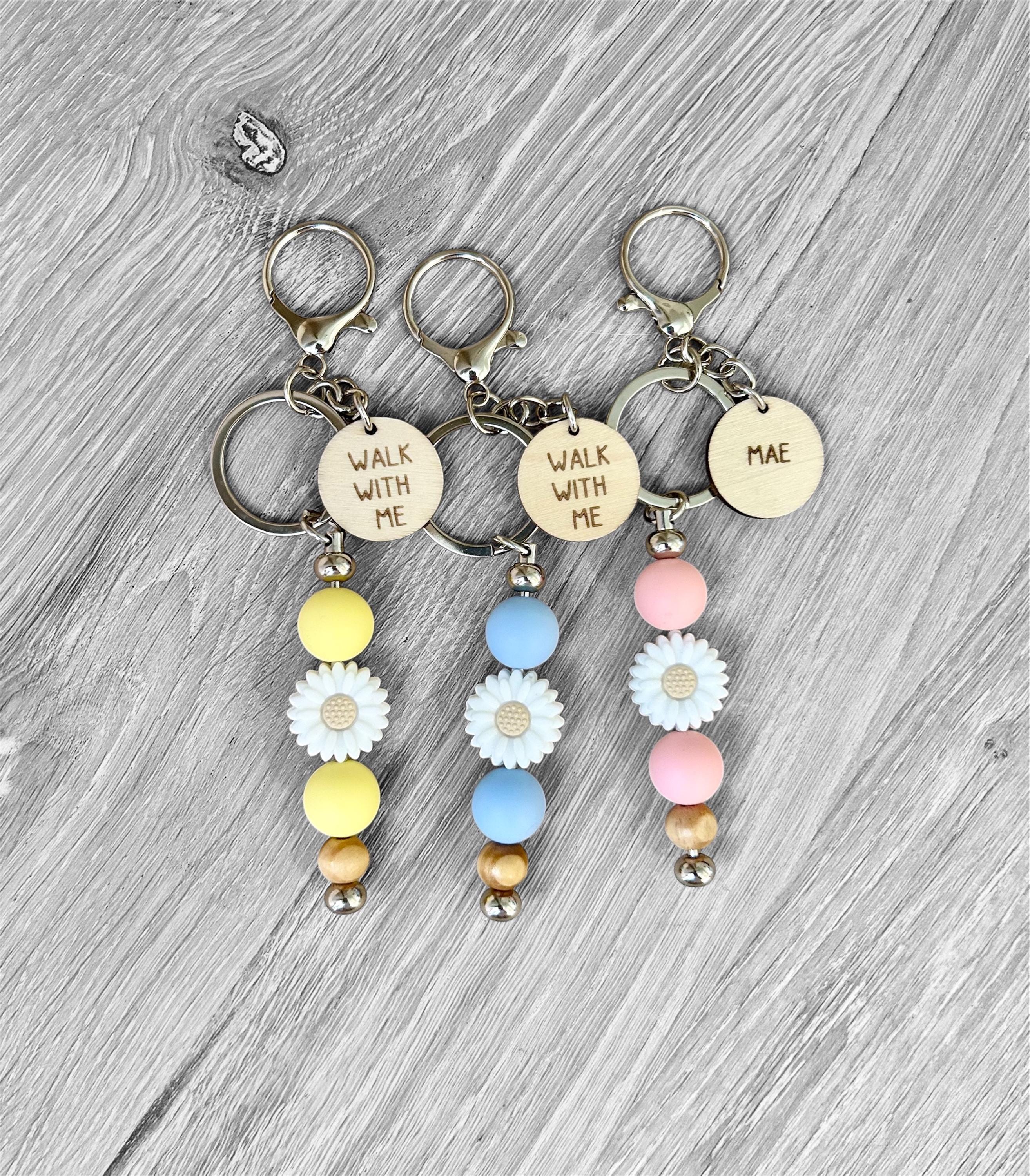 Walk With Me Personalized Beadable Keychain - 2026 LDS Youth Theme ...