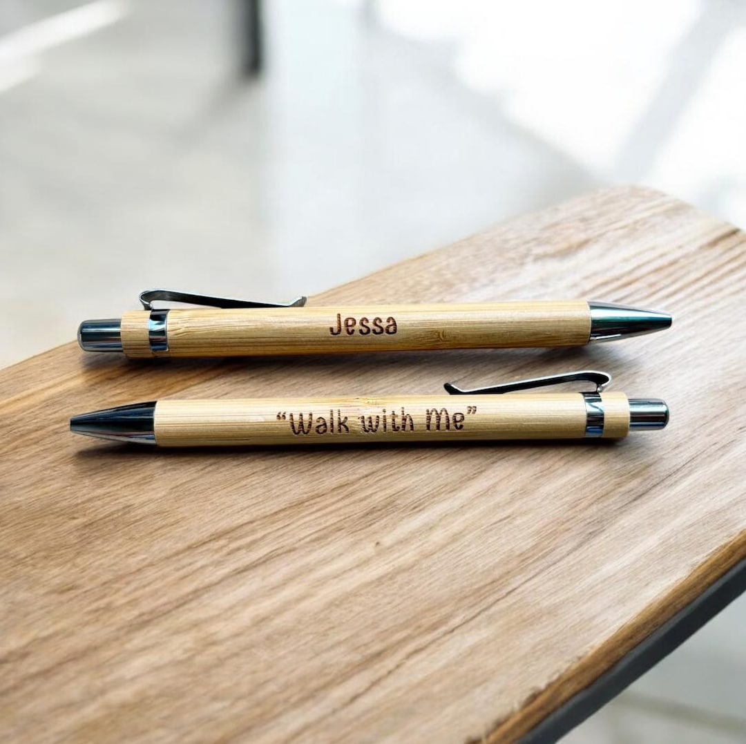 Set of 5 Walk With Me 2026 LDS Youth Theme Personalized Engraved Pens ...