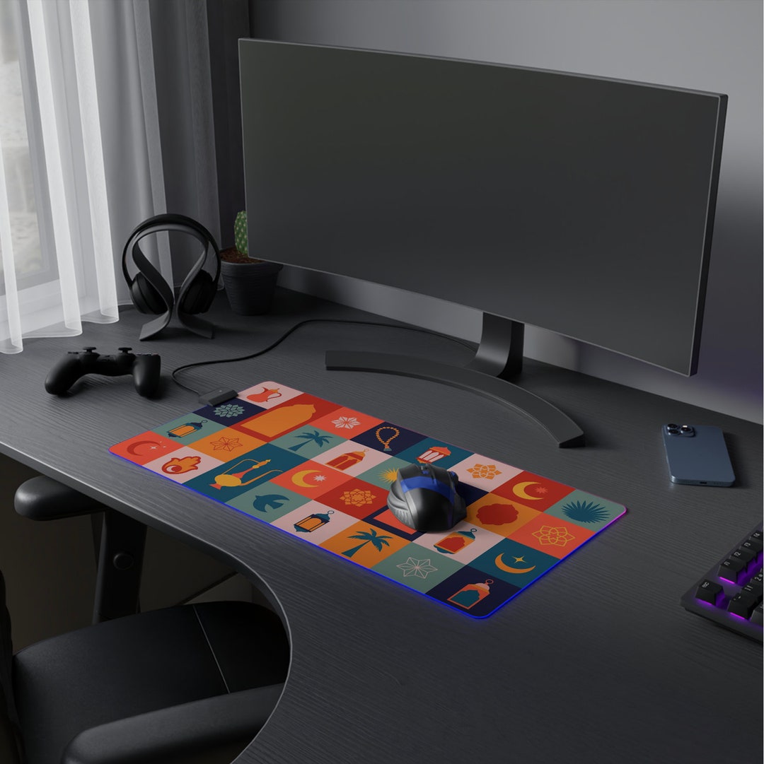 Patterned RGB Mouse Pad - Etsy