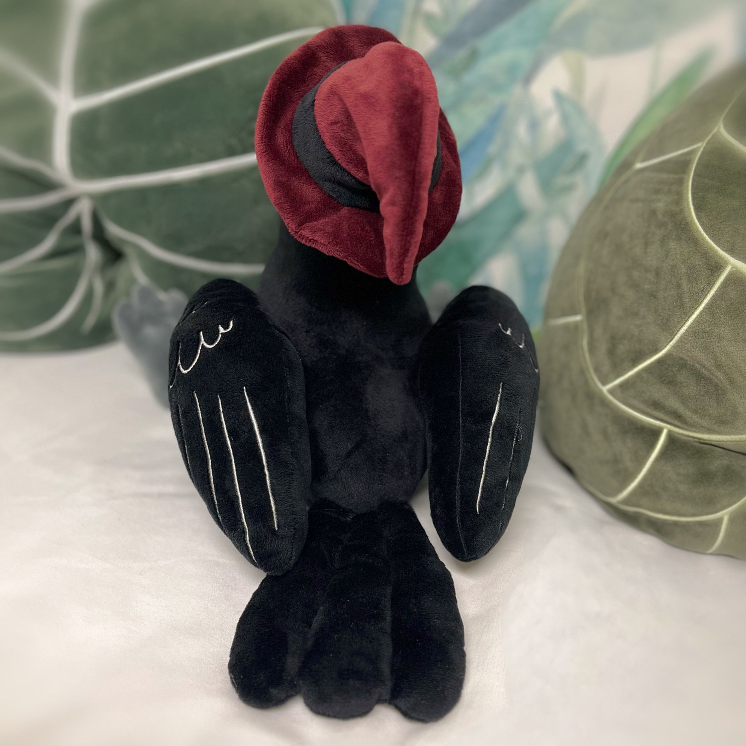 Edgar the Crow Plush-kids Soft Witchcraft Raven Stuffed Animal-children ...