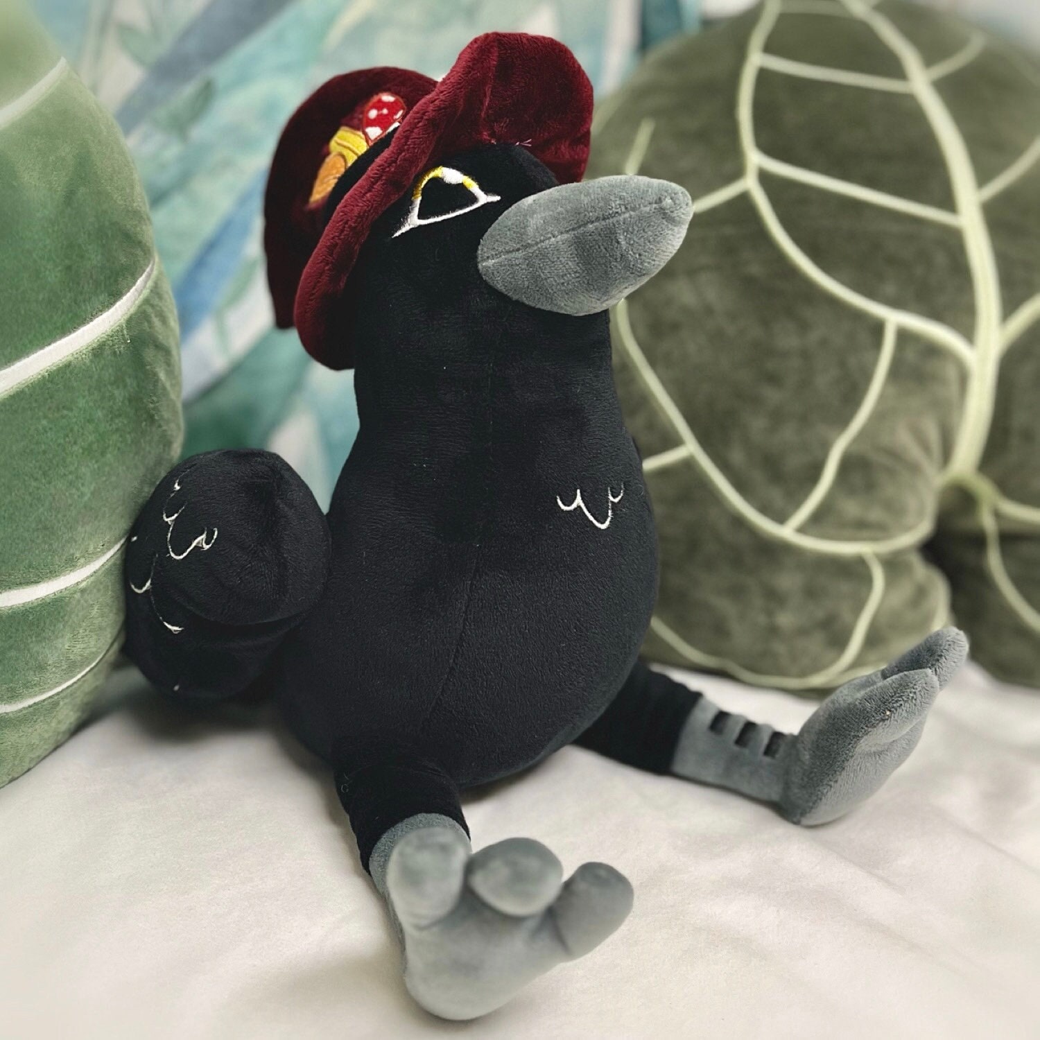 Edgar the Crow Plush-kids Soft Witchcraft Raven Stuffed Animal-children ...